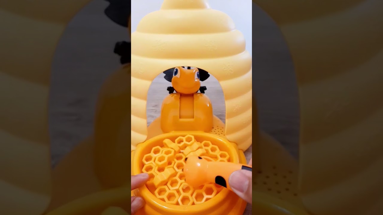 Grumpy bee does not want to share its honey 💉🐝💉 #dont #touch - YouTube