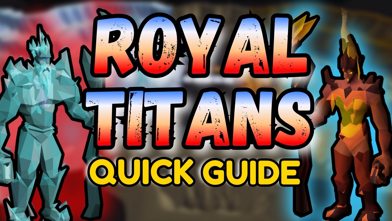 Royal Titans Boss Guide for Ironmen - Release Day - OSRS - YouTube