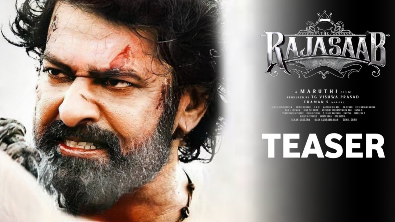 Raja Saab Teaser | Prabhas , Nidhi Agarwal , Maruthi , Thaman | Raja ...