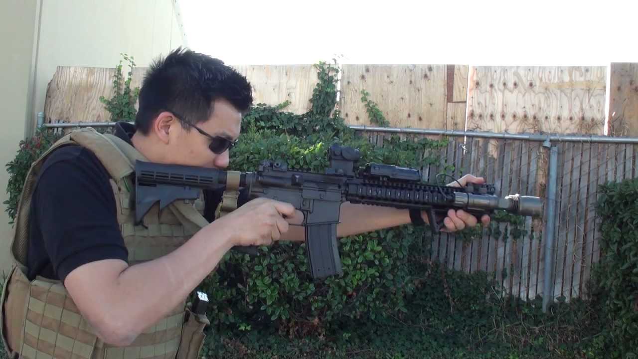 Airsoft GI - King Arms Gas Blow Back M4 - Great Training Utility - YouTube