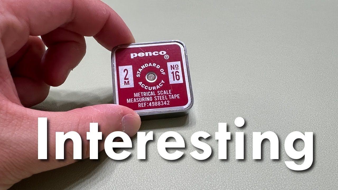 A cool EDC tape measure - the elusive Penco tape measure - YouTube