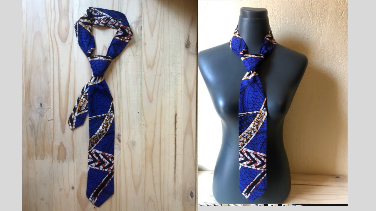 Sew Necktie pattern beginner friendly. - YouTube