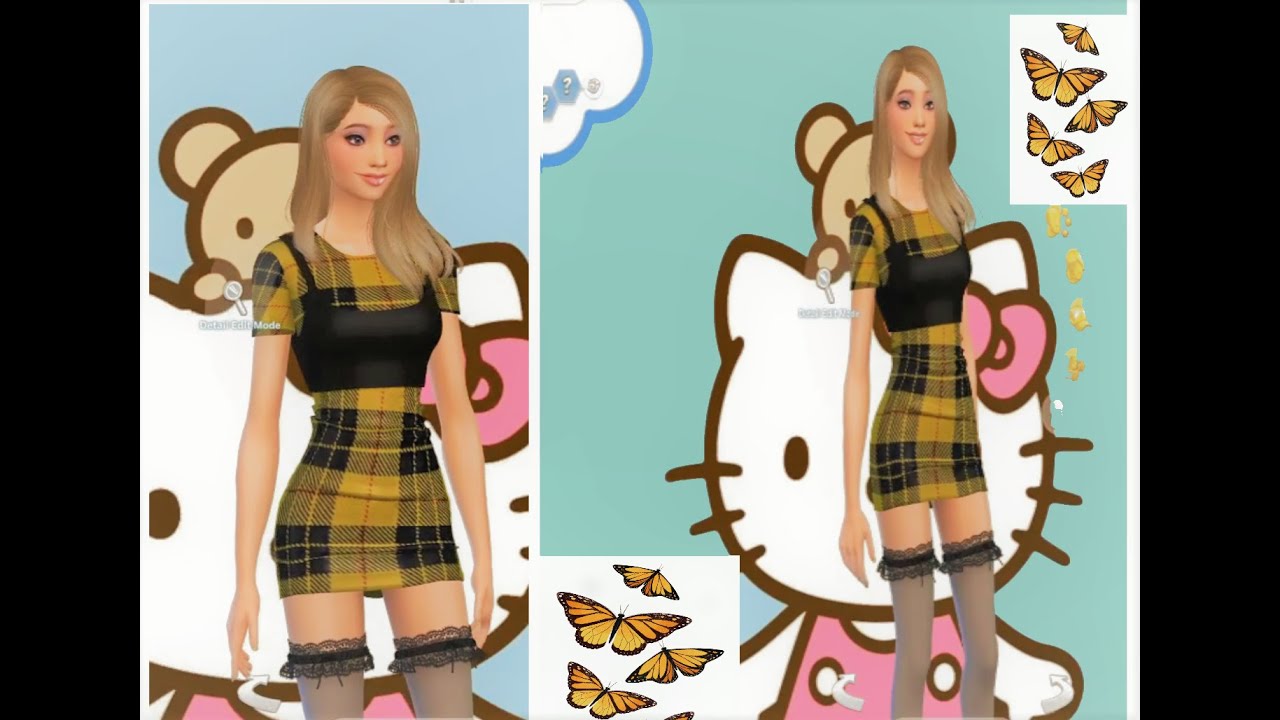 Sims 4 Cher from clueless create a sim - YouTube