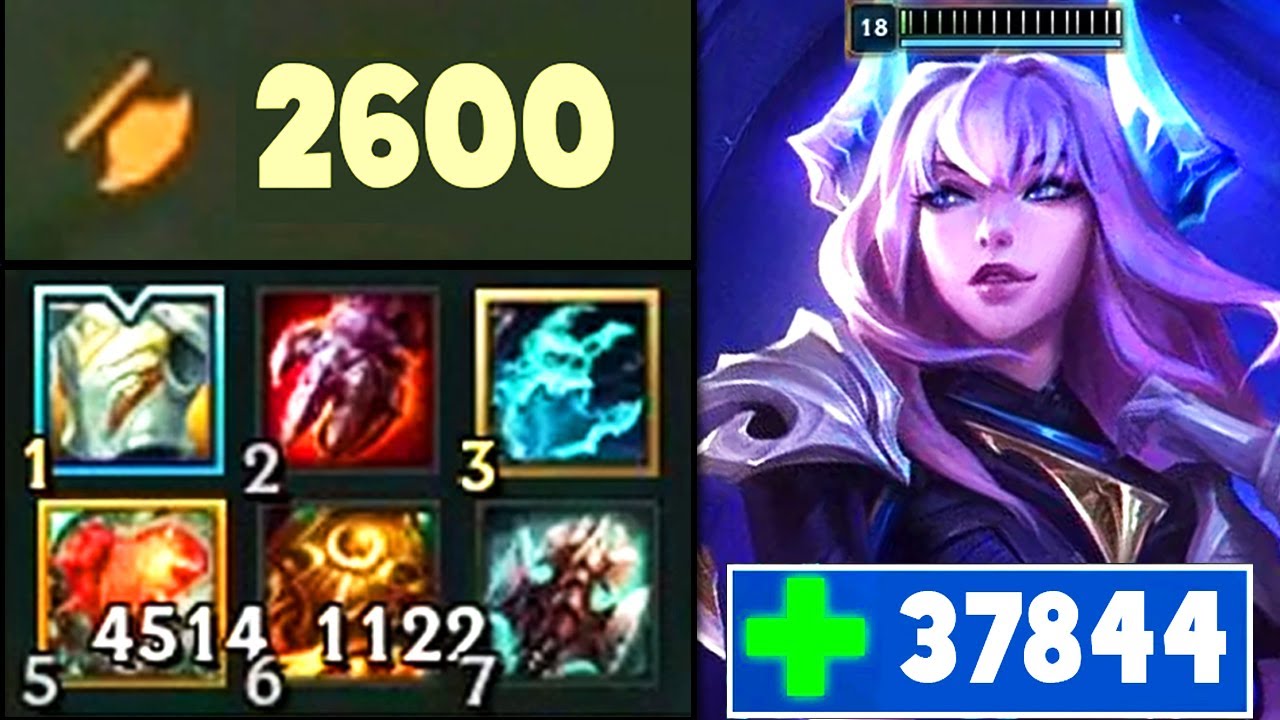 37800 HP ASHE, 2600 AD, 4514 HEARTSTEEL STACKS, 1100 BURN DMG - INFINITE HP ASHE - YouTube