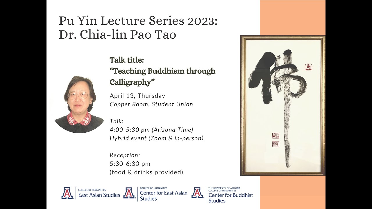 Dr Chia-lin Pao Tao: Teaching Buddhism through Calligraphy - YouTube