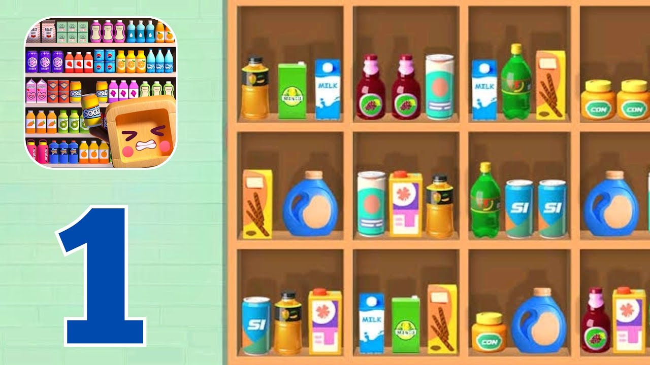 Sorting Games - Goods Sort - Gameplay Walkthrough | Part 1 (Android, iOS) - YouTube