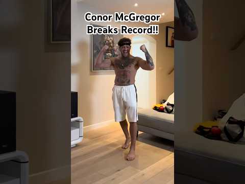 Conor McGregor breaks record on his FIRST attempt! (via:boxbollen)