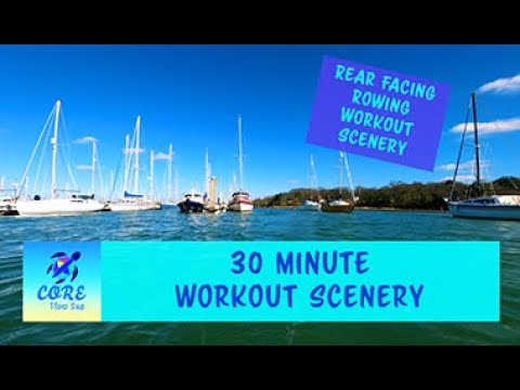 Indoor Rowing Machine Workout 30 Minutes RPOV Hamble to Solent Scenery ...