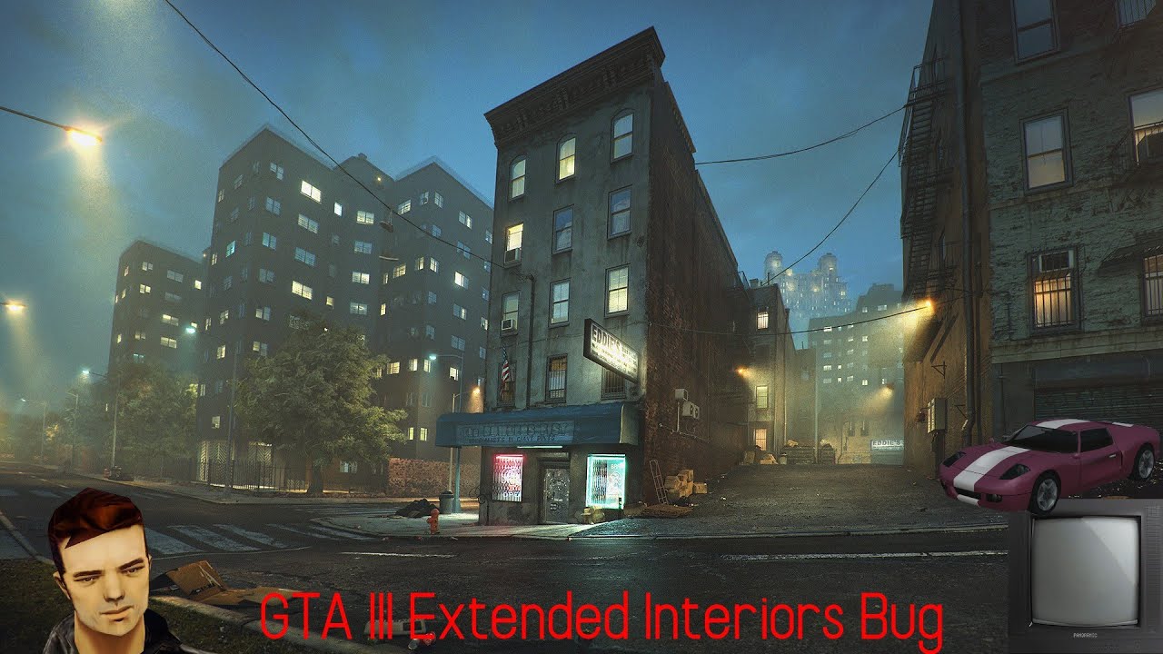 Grand Theft Auto III (GTA 3) Extended Interiors Bug - YouTube