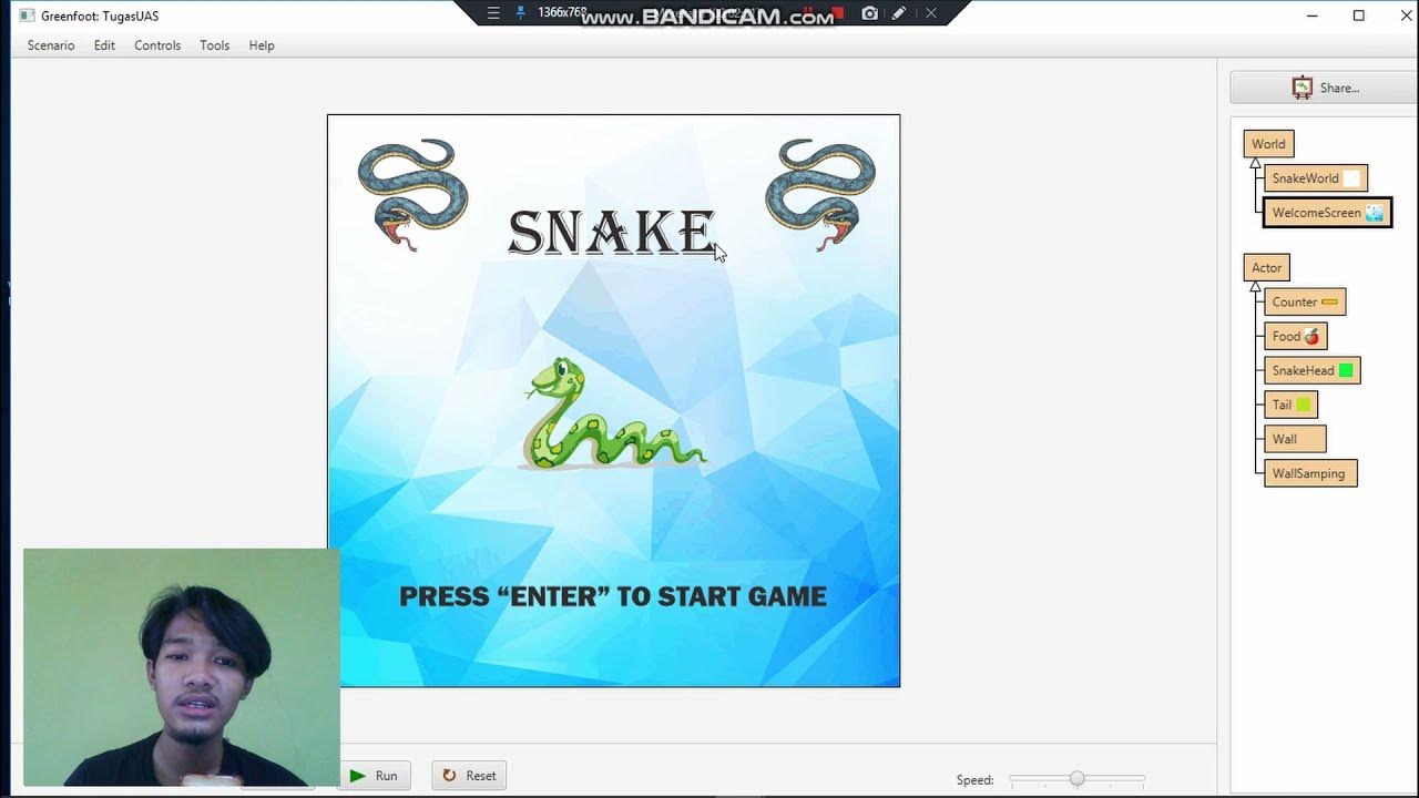Game SNAKE - Menggunakan Greenfoot - YouTube