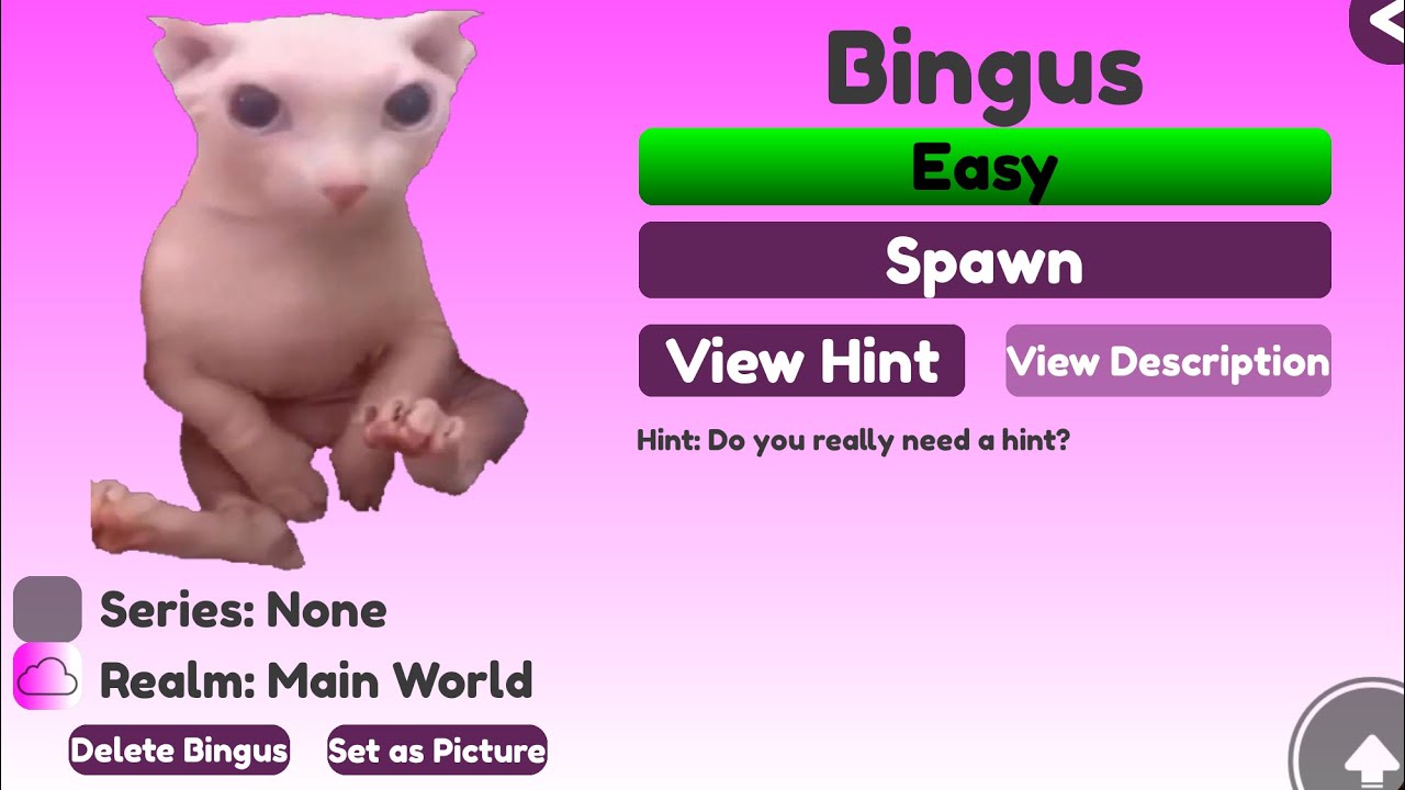 How to get Bingus in FTB | Roblox - YouTube