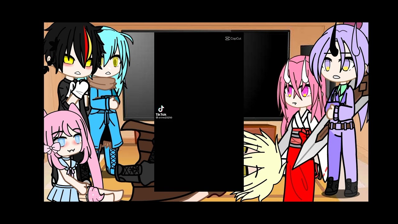 các thuộc hạ của rimuru +vedora+milim react to rimuru 2/2 [ship] - YouTube
