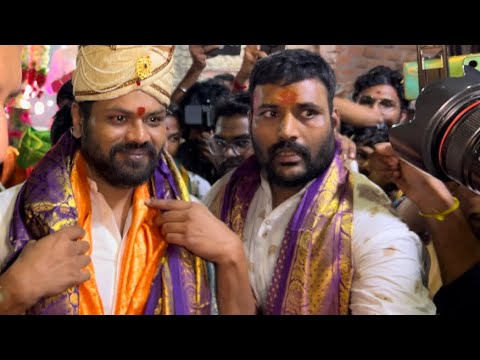 Manchu Manoj Visuals at Uppal BMK Anna Bonalu 2023 | BMK Anna Palaram ...