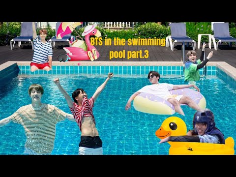 BTS in the swimming pool part .3 // Run BTS ep no 84// BTS funny Hindi ...