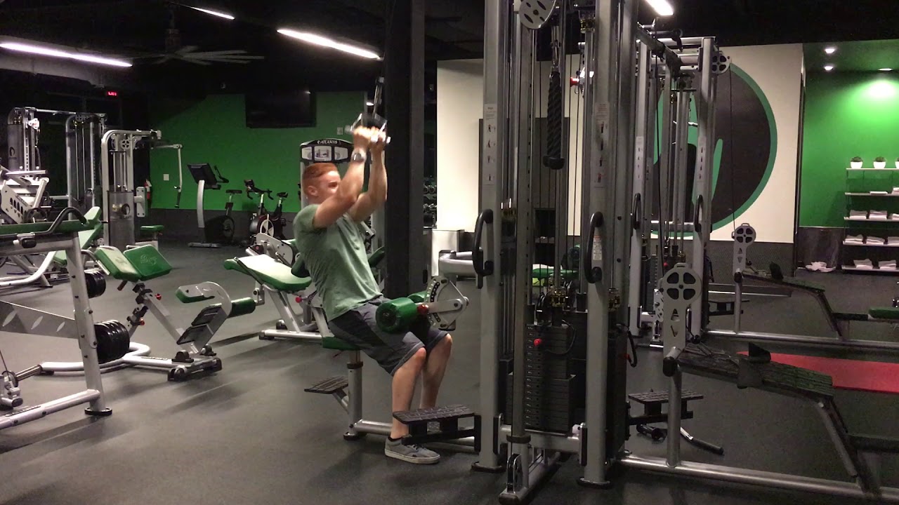 Lat Pulldown - Neutral Close Grip (B) - YouTube