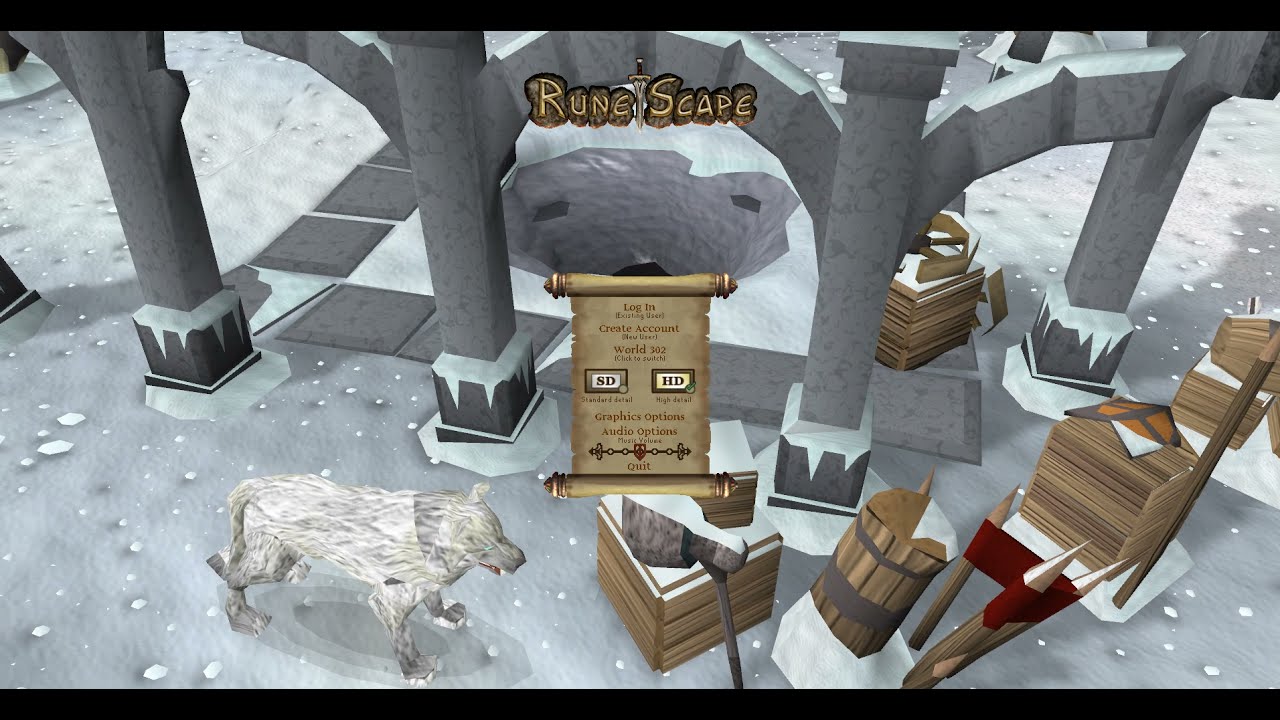 RUNESCAPE LOGIN SCREEN (HDOS) - YouTube