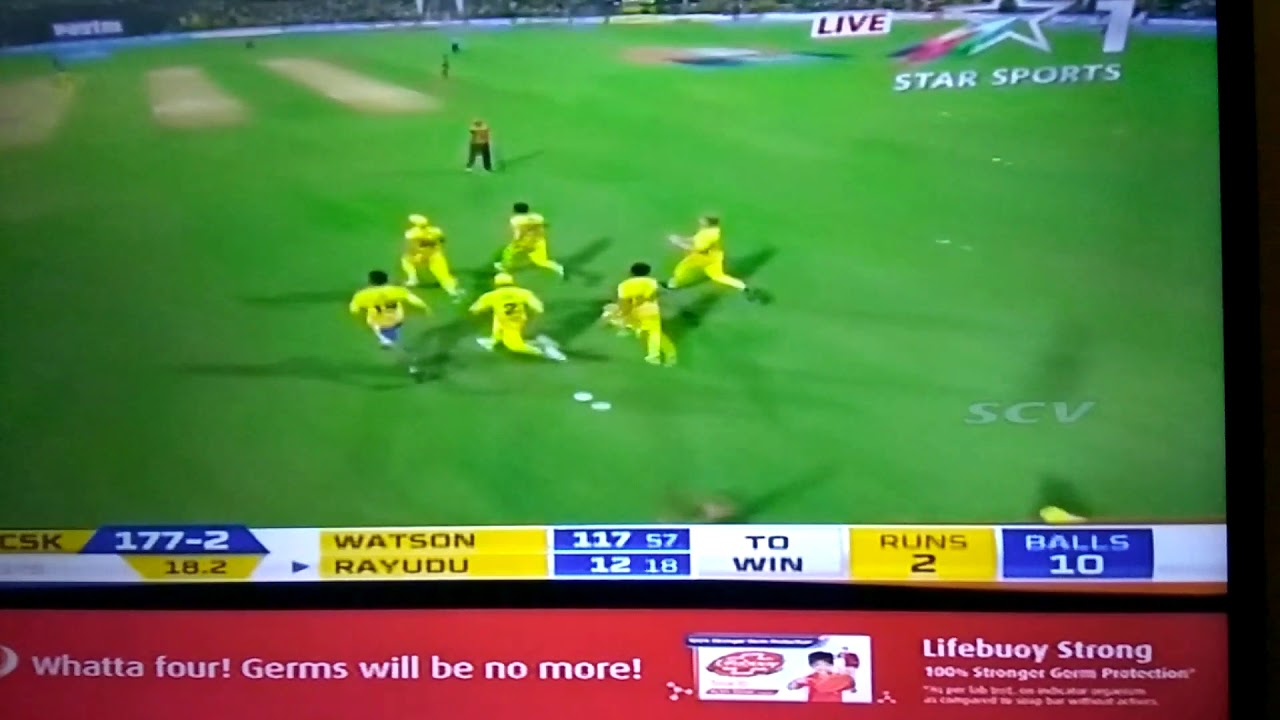 Csk 2018 final winning - YouTube