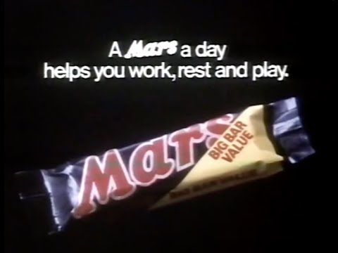 A mars a day - classic chocolate bar advert 1981 - YouTube