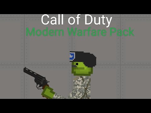 Melon Playground Call Of Duty: Modern Warfare Pack (Quick Review) - YouTube