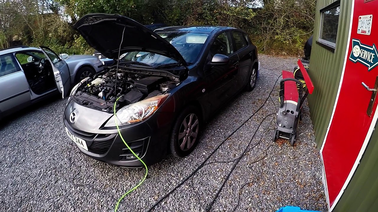 MAZDA 3 DPF CLEAN WITH HYDROGEN ENGINE CARBON CLEAN - YouTube