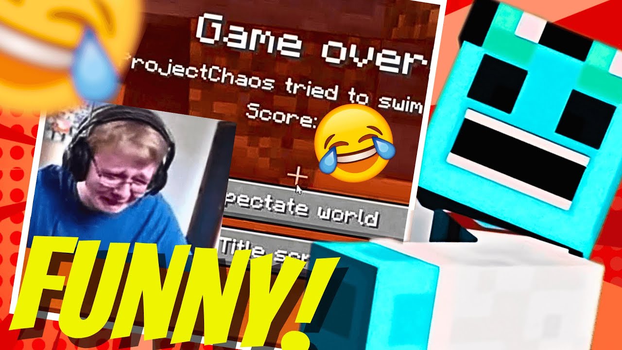 Reacting To The Minecraft FUNNIEST FAILS!! - YouTube
