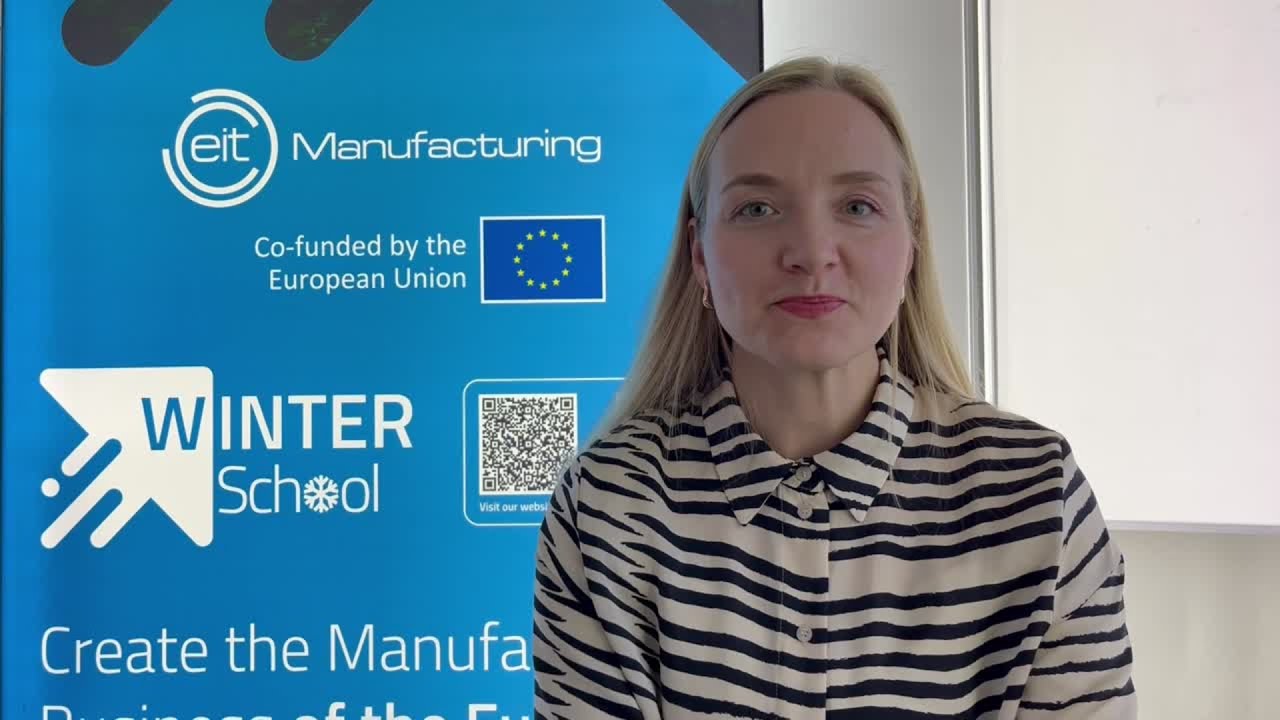 EIT Manufacturing Winter School 2023 – Meet Ingrid Rebane - YouTube