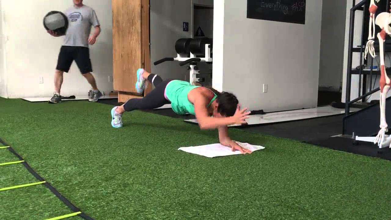 Front Plank with Opposite Arm and Leg Extension - on Elbows - YouTube