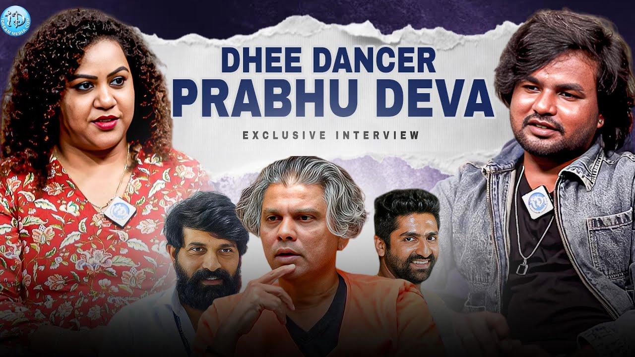 Dhee Dancer PrabhuDeva Latest Exclusive Interview With Anchor Manjusha ...