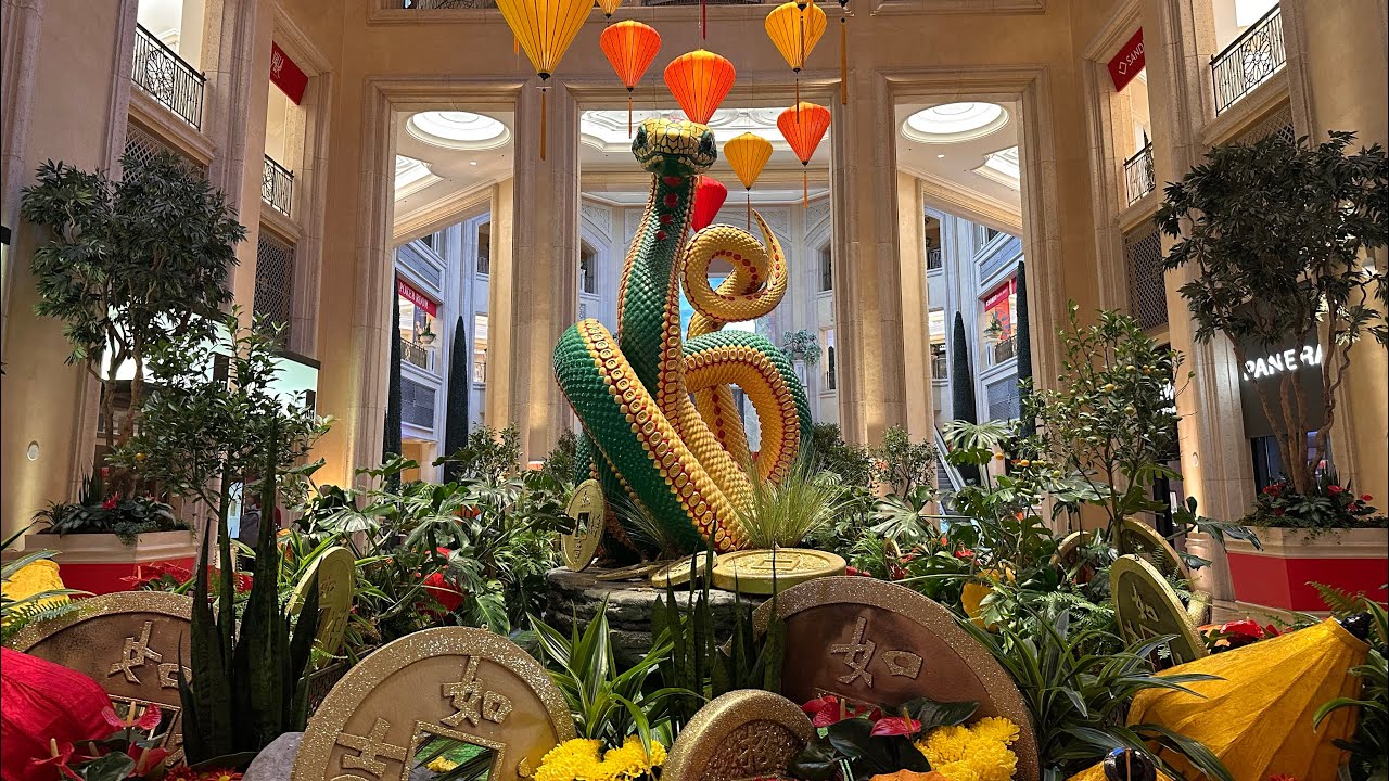 The best 2025 Lunar New year decoration in LAS Vegas | Bellagio ...