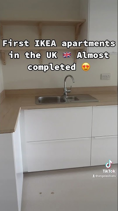 IKEA Apartment in the UK 🇬🇧 #1bedapartment #building #ikea #cosy #flat #shortsvideo #fyp #modern ...