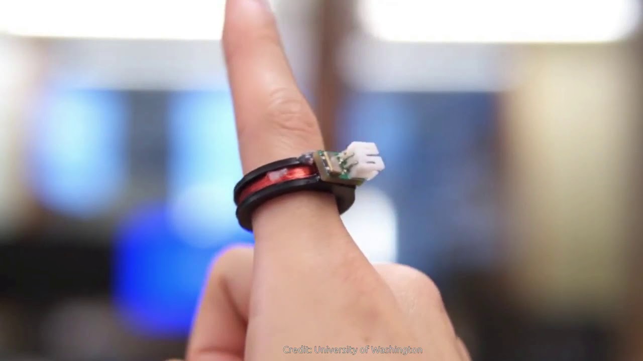 Smart Ring allows writing with finger gestures | AuraRing ...