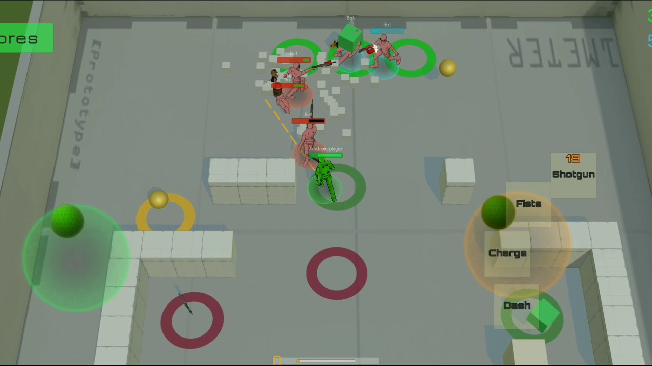 New top-down battle royale shooter brawler game under development ...