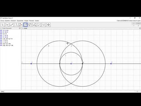 GeoGebra'da Bir Doğru Üzerindeki Herhangi Bir Noktadan Dikme Çizme
