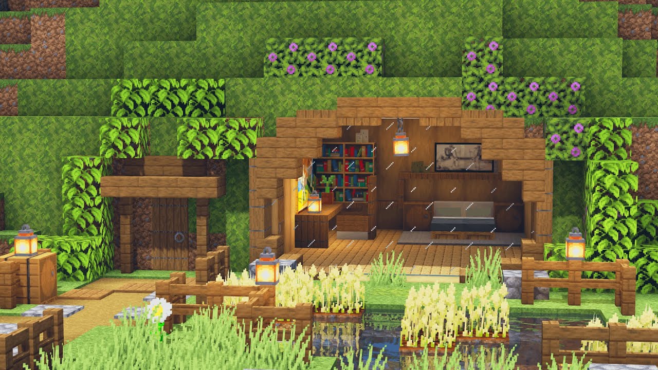 Minecraft Build Tutorial l Cave House 🏠 - YouTube