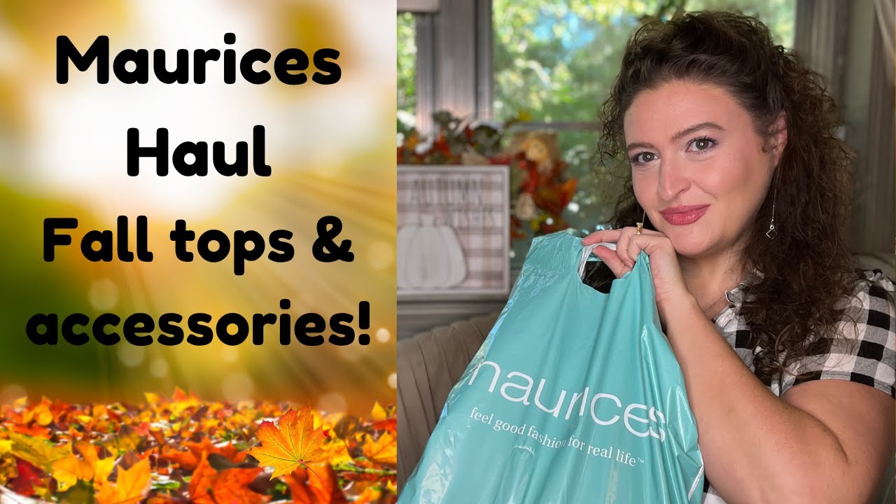 Maurices Haul October 2022 Fall tops and accessories! - YouTube