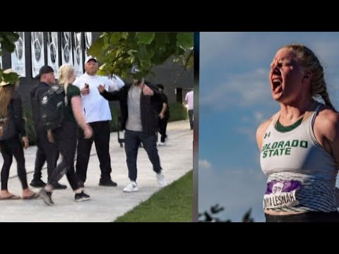 Brock Lesnar spot with daughter Mya Lesnar outside college!! - YouTube