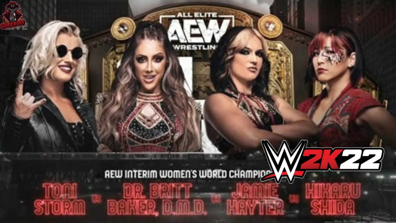 AEW ALL OUT JAMIE HAYTER vs BRITT BAKER vs HIKARU SHIDA vs TONI STORM ...