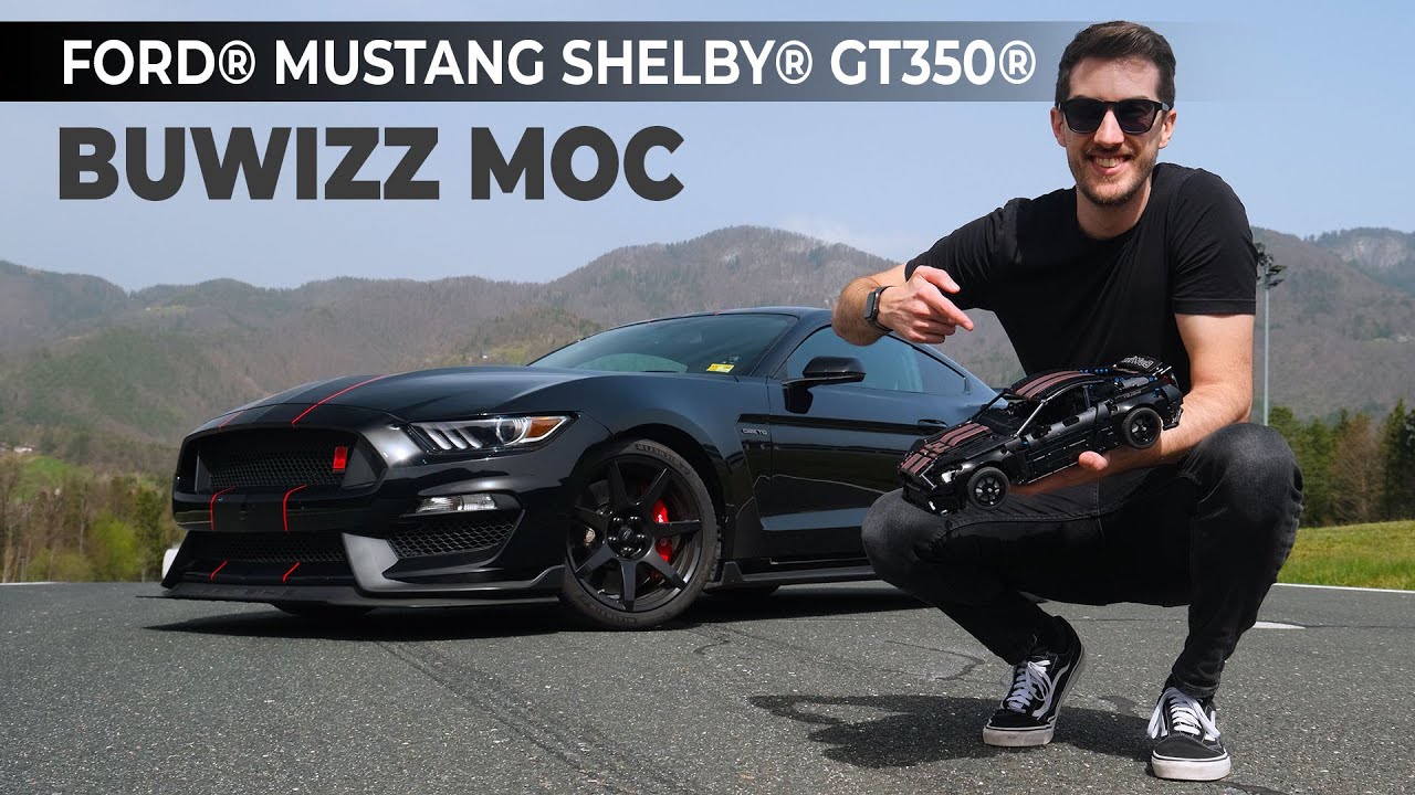 Motorized Ford® Mustang Shelby® GT350® made from LEGO® bricks and ...