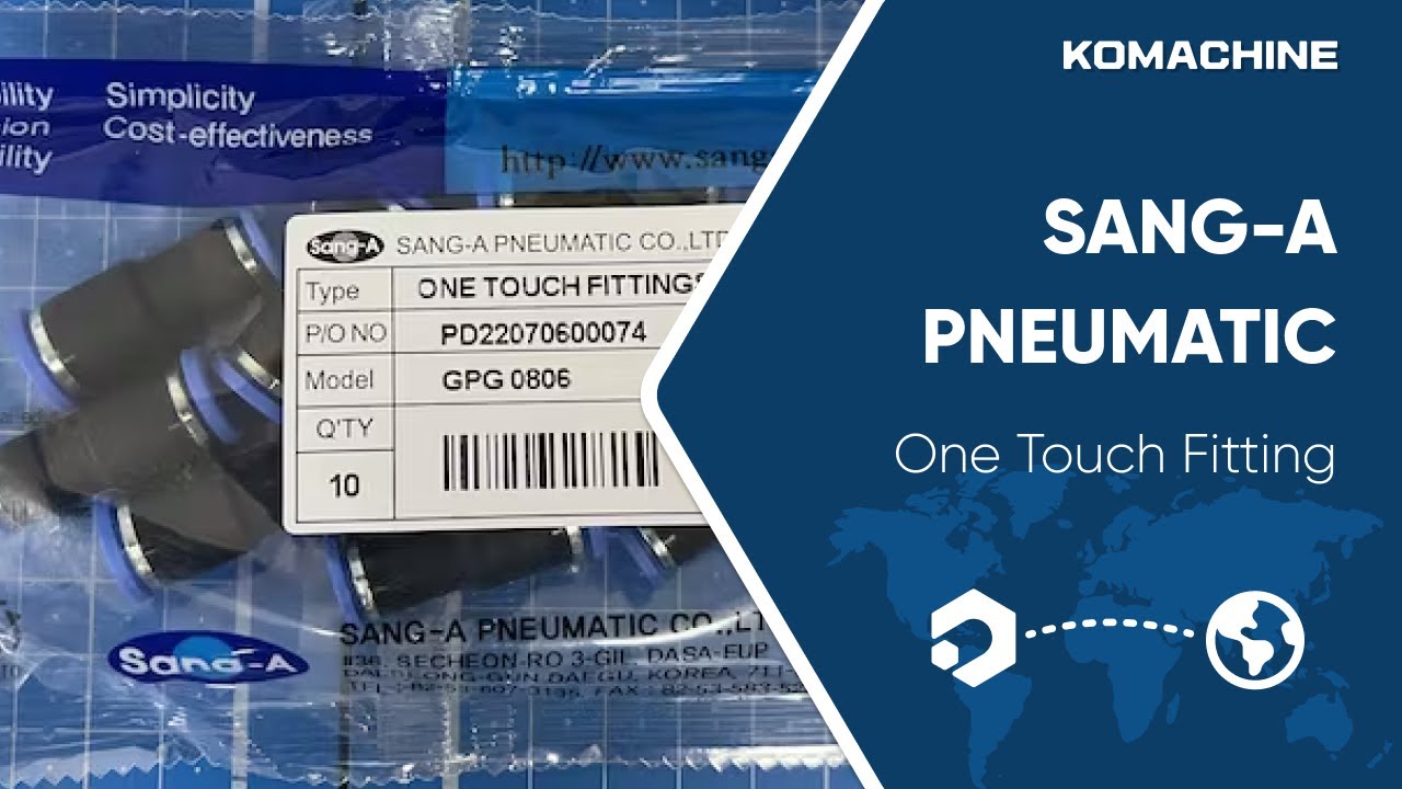 SANG-A PNEUMATIC / One Touch Fitting (PG 0806) / INV-02617 - YouTube