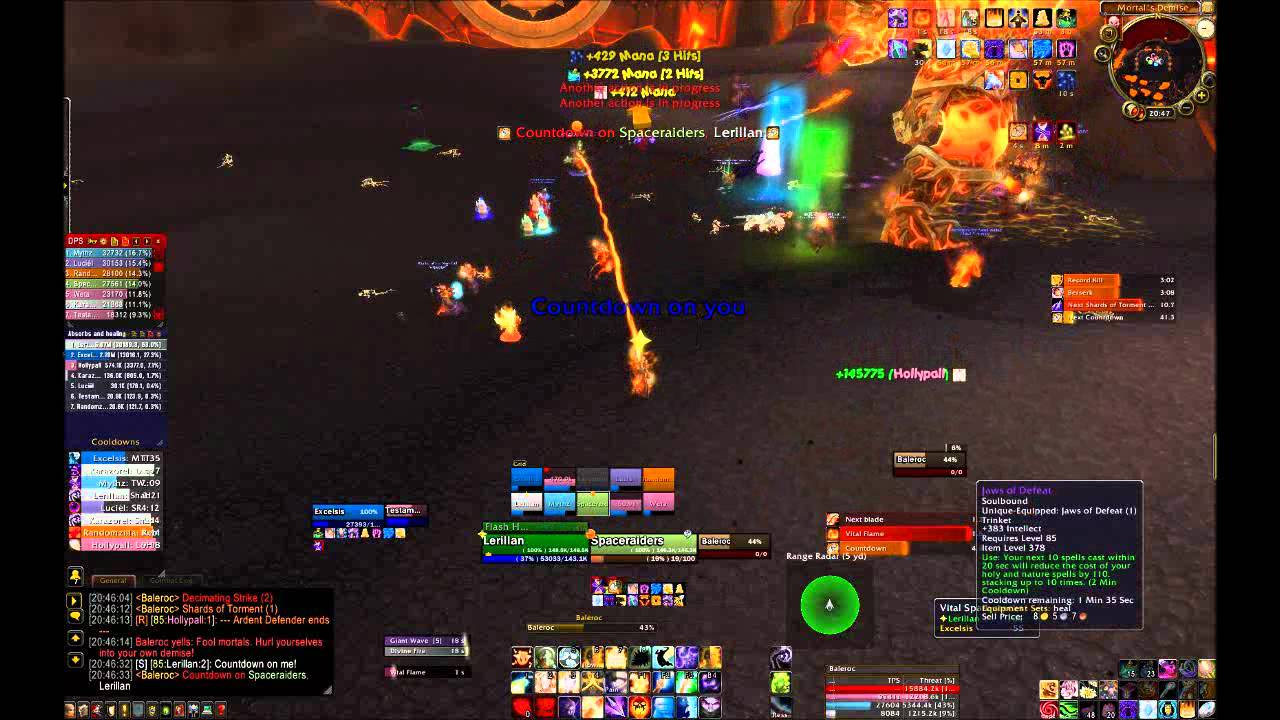 Baleroc 10 Heroic VS Voice of Reason - Priest POV - YouTube