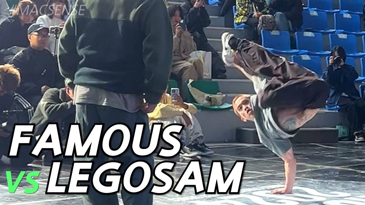 BBOY LEGOSAM vs BBOY FAMOUS // Korea Street Cypher Series 2024 - YouTube