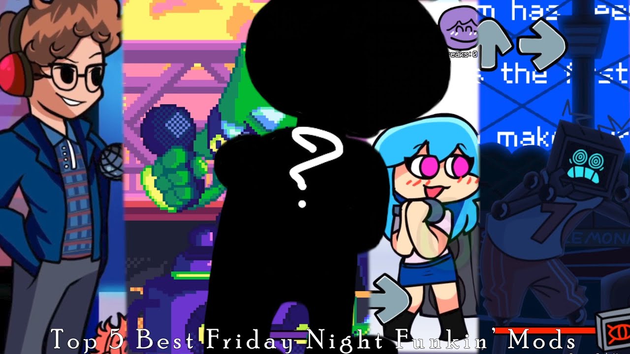 Friday Night Funkin' - Top 5 Best Mods In Friday Night Funkin' - YouTube