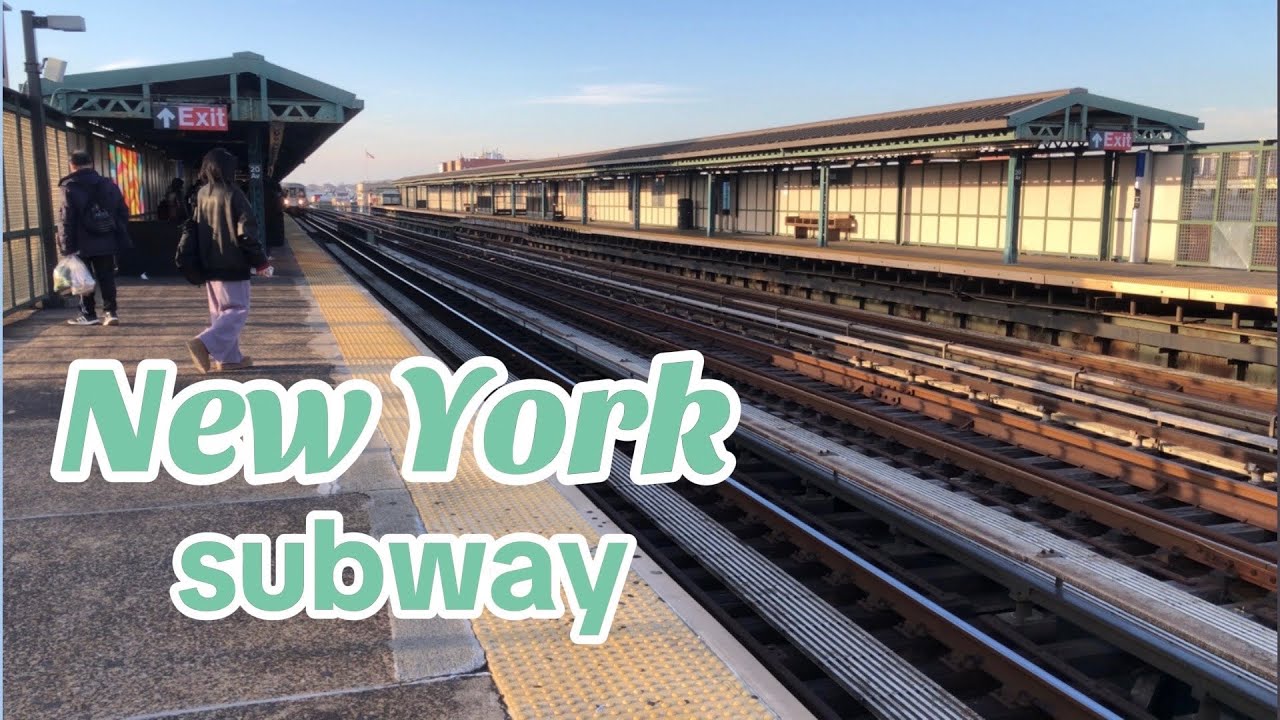 New York subway ride 4K Coney Island Brooklyn to Manhattan real NYC ...