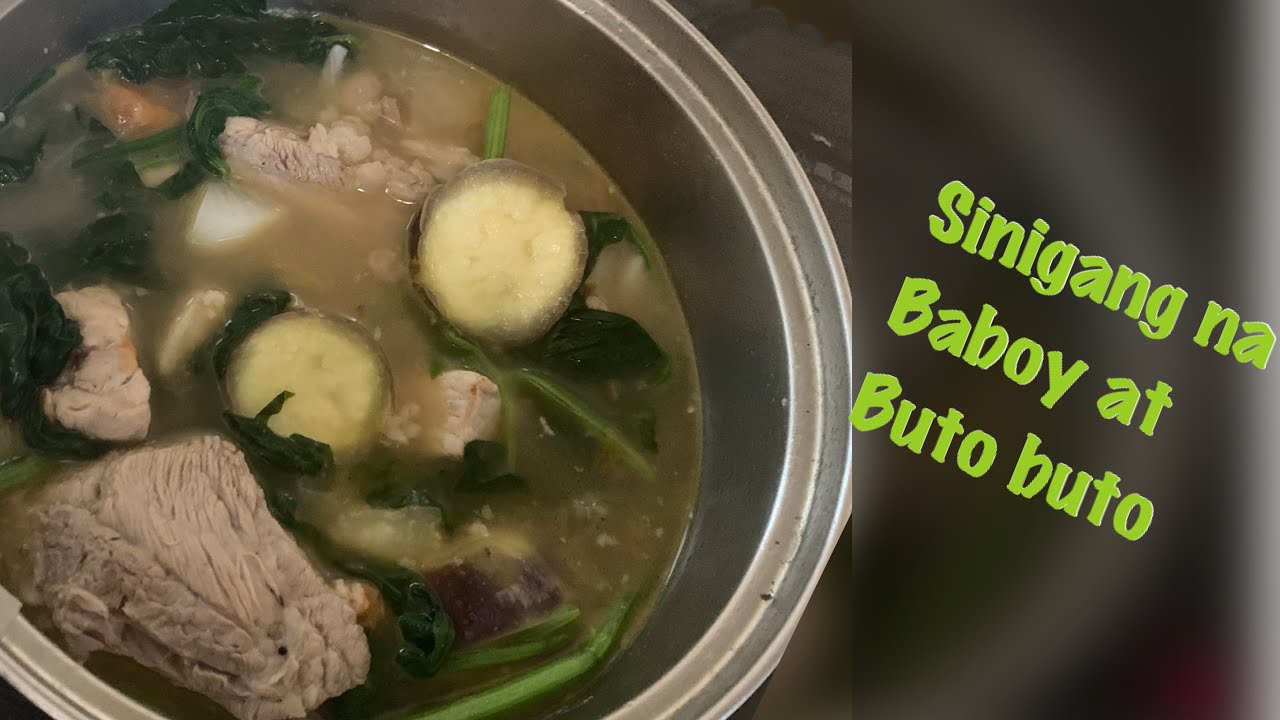 Sinigang na baboy at buto-buto (philippines -tagalog) |filipino in ...