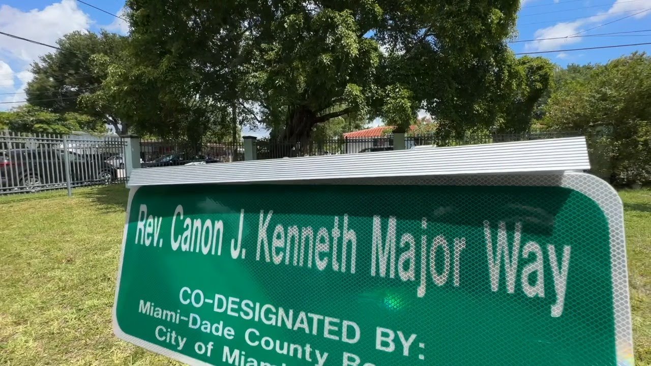 Reverend Canon J. Kenneth Major with a Street Co-Designation Ceremony ...