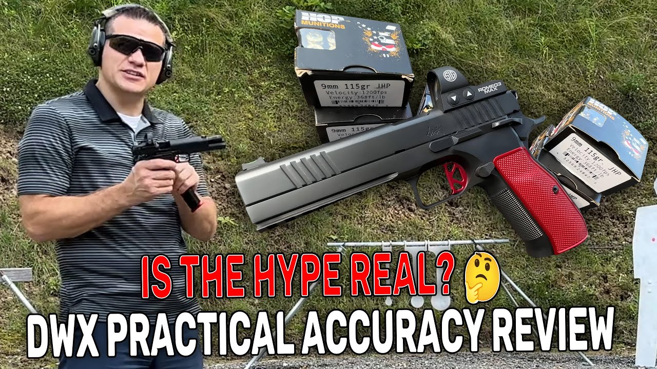 Dan Wesson DWX 9mm with Sig Sauer Romeo 3 MAX - Accuracy Test & First ...