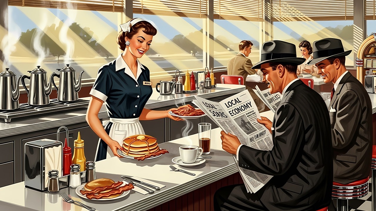 cozy vintage bakery afternoon 🍰 | warm 40s–60s jazz for baking, coffee ...