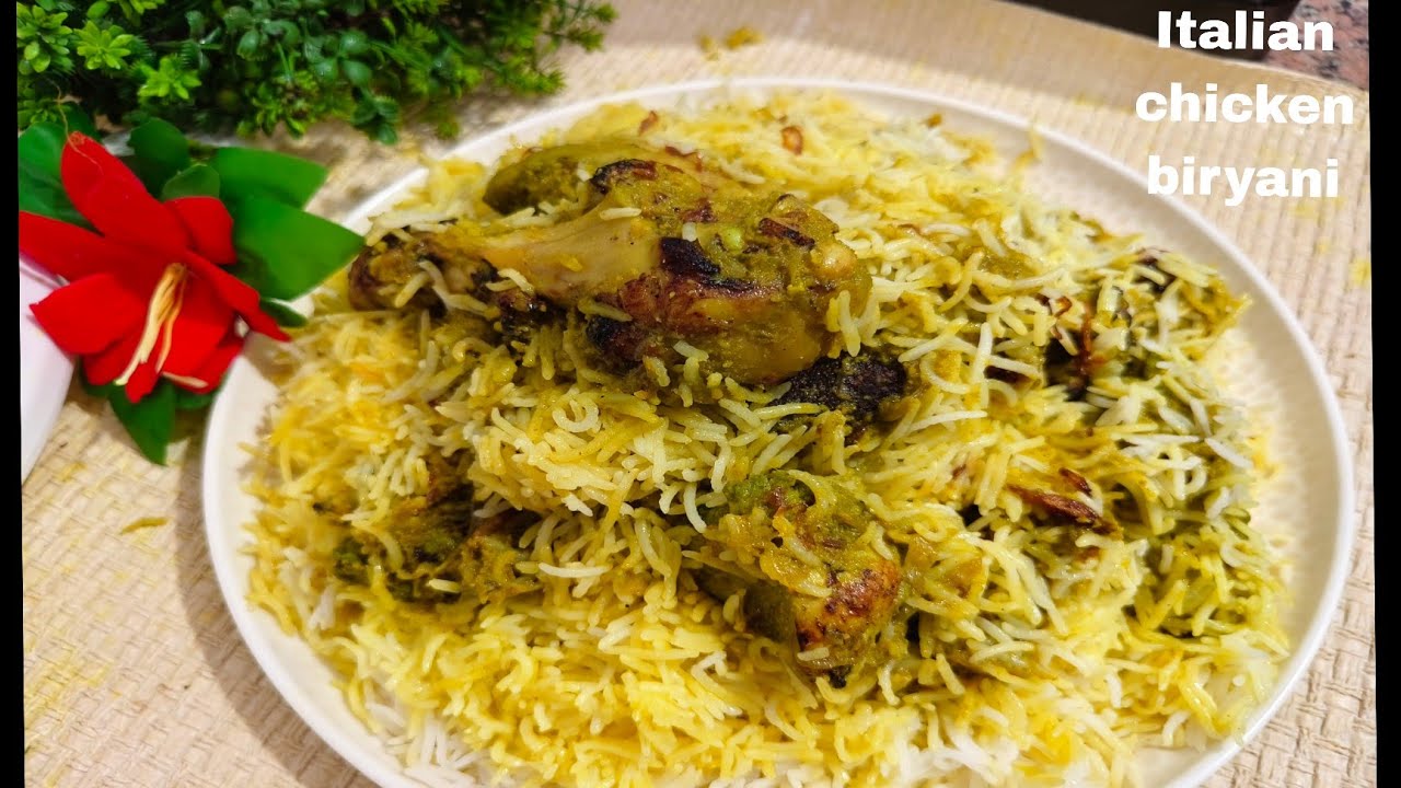 इटालियन चिकन बिरयानी|Mouthwatering Italian Chicken Biryani Recipe ...
