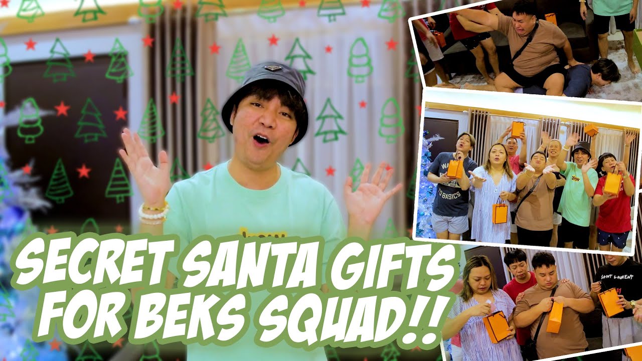 SECRET SANTA GIFTS FOR BEKS SQUAD (BONGGA NG MGA REGALO) | CHAD KINIS ...