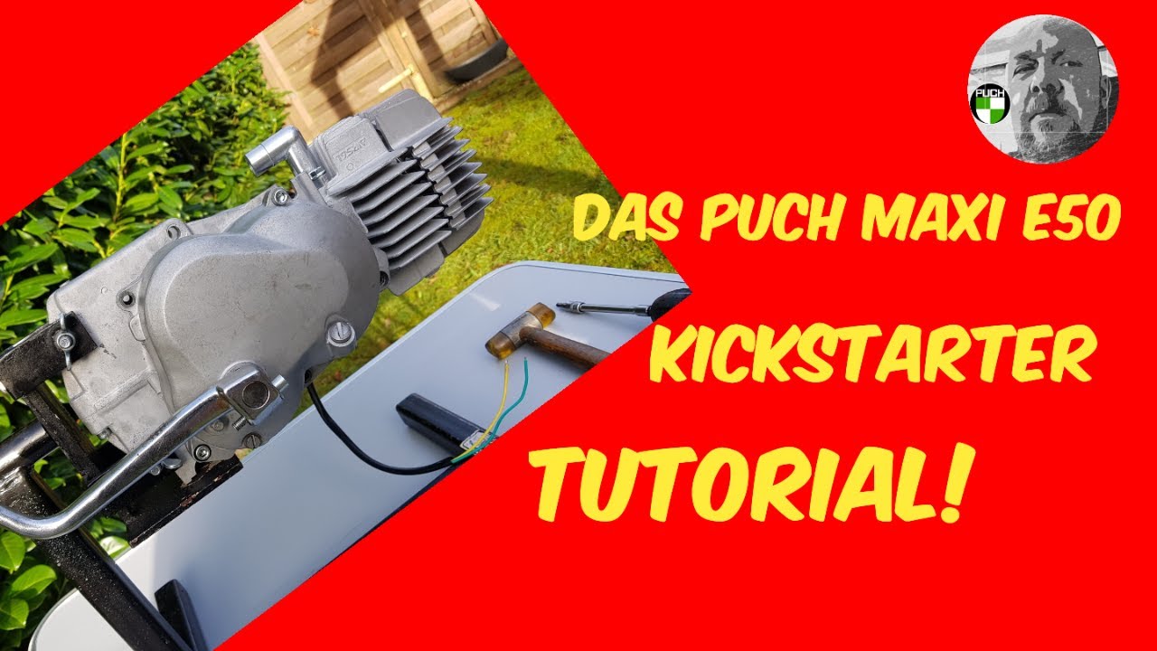 Puch Maxi Kickstarter Tutorial #puchmaxi - YouTube